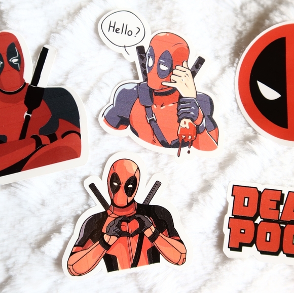 Design | Deadpool Deadpool Stickers Black And Red Marvel Comics Love ...